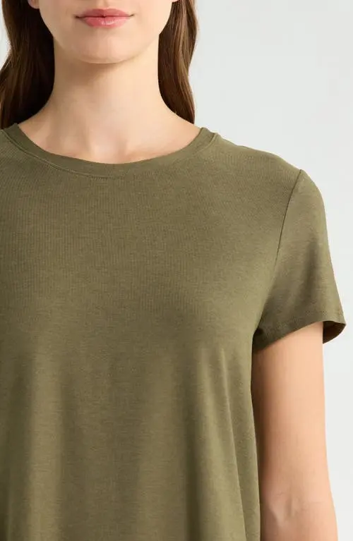 Beyond Yoga Short-sleeve T-shirt - Beyond Olive Heather