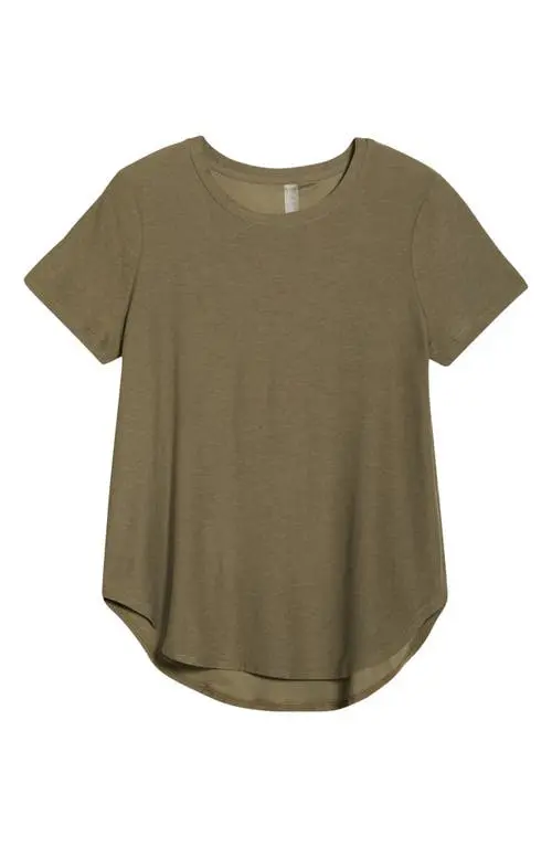 Beyond Yoga Short-sleeve T-shirt - Beyond Olive Heather
