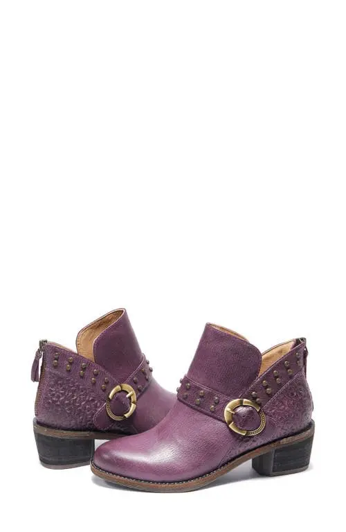 HALSA FOOTWEAR Melania Bootie - Dark Purple