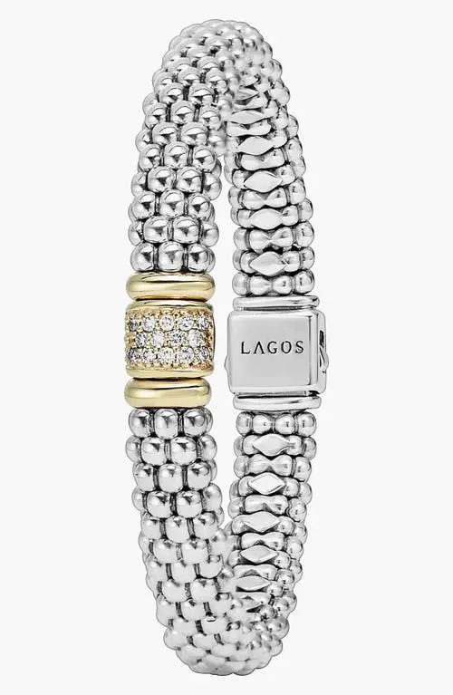 Lagos Caviar & Diamond Bracelet