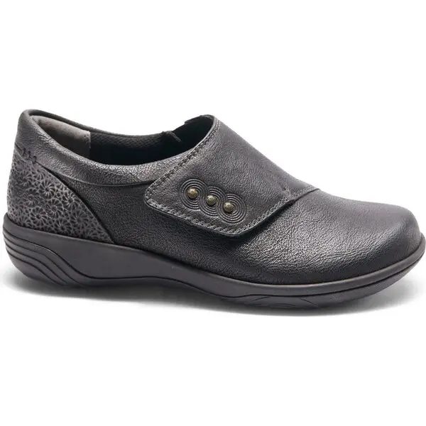 HALSA FOOTWEAR Anna Clog - Black Leather