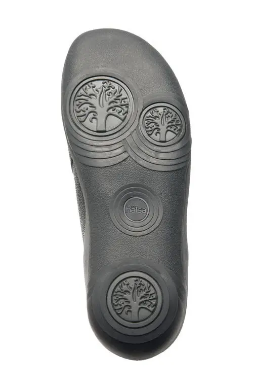HALSA FOOTWEAR Anna Clog - Black Leather