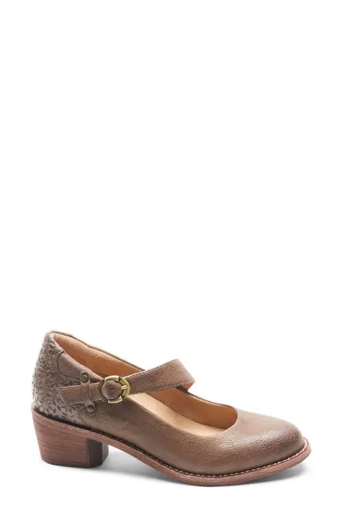 HALSA FOOTWEAR Mia Mary Jane Pump - Taupe