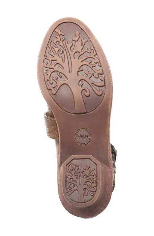 HALSA FOOTWEAR Mia Mary Jane Pump - Taupe