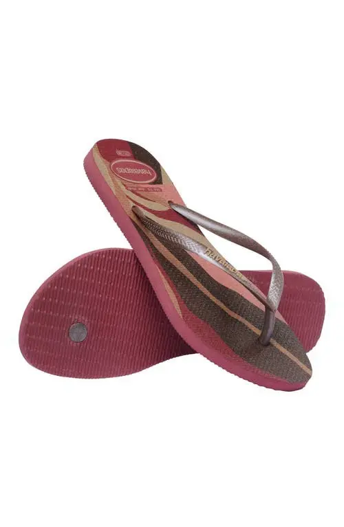 Havaianas Slim Palette Flip Flop - Amaranth