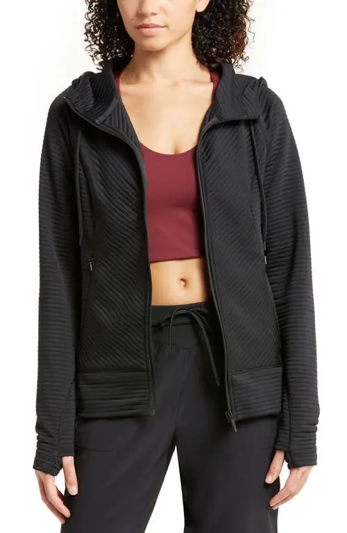 Zella Zen Ottoman Full Zip Hoodie