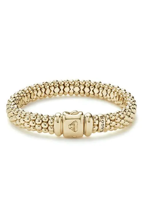 Lagos Caviar Rope Bracelet - Gold