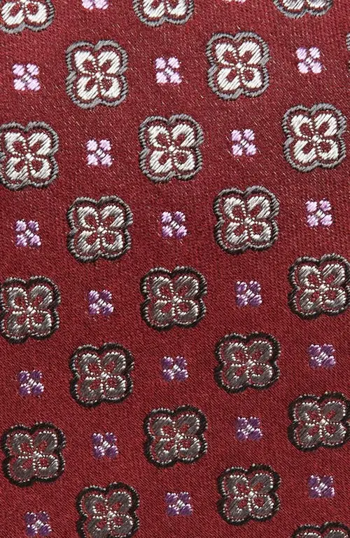 Eton Geometric Silk Neck Tie