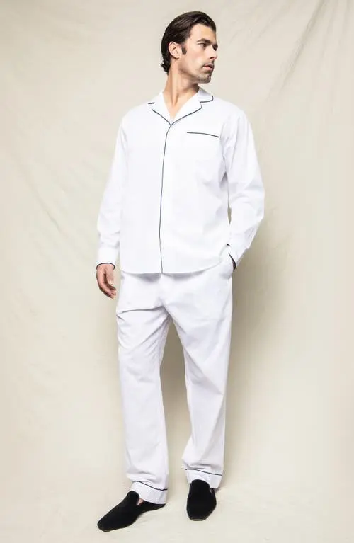 PETITE PLUME Classic Cotton Twill Pajama Set