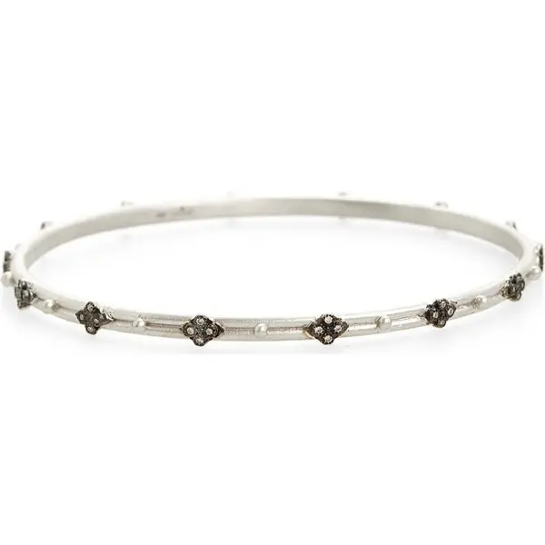 Armenta New World Crivelli Diamond Bangle - Silver