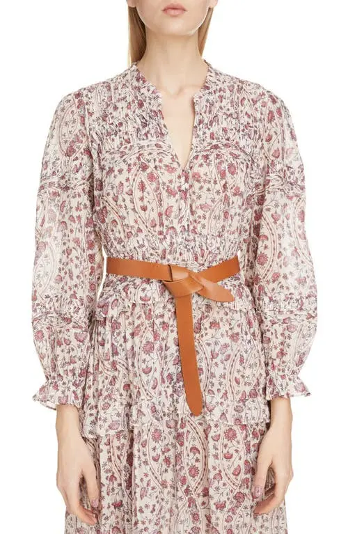 Isabel Marant Étoile Lecce Leather Belt - Natural