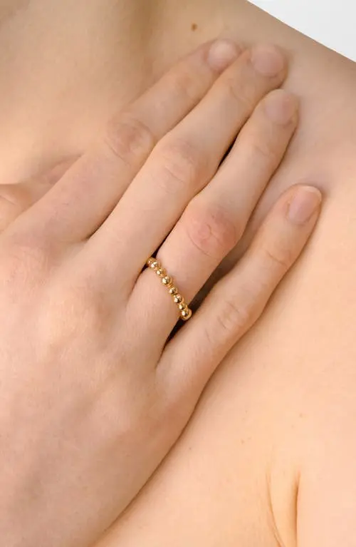 Anzie Dew Drop Band Ring - Gold