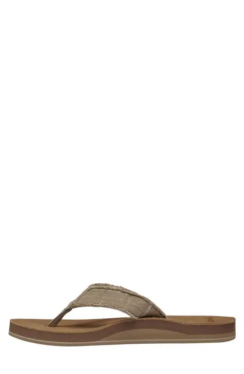 Sanuk Fraid Not Flip Flops - Natural