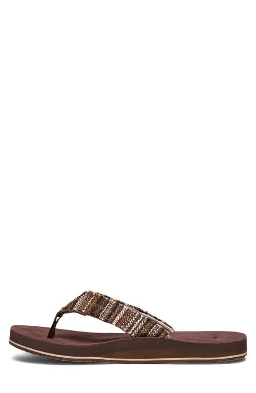 Sanuk Fraid Not Flip Flops - Seed Blanket