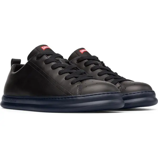 Camper Runner Leather Sneaker - Black/navy