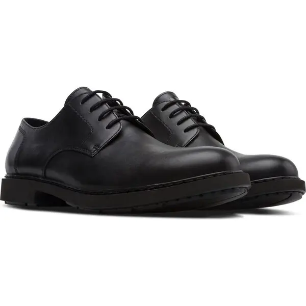 Camper Neuman Plain Toe Derby - Black