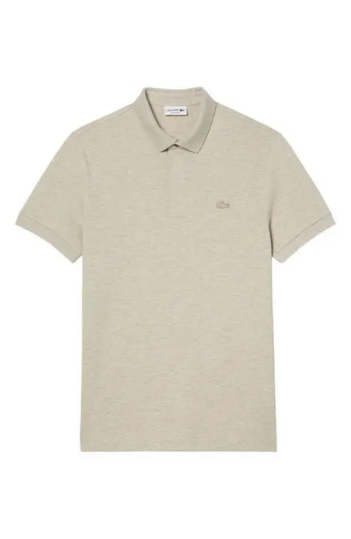 Lacoste Paris Regular Fit Stretch Polo - Heather Wicker