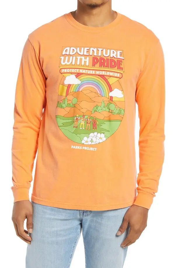 PARKS PROJECT Adventure With Pride Long Sleeve Graphic Tee