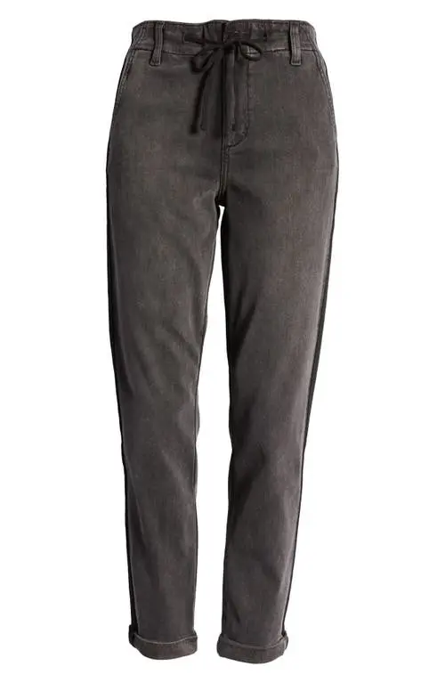 Paige Christy Drawstring High Waist Denim Pants