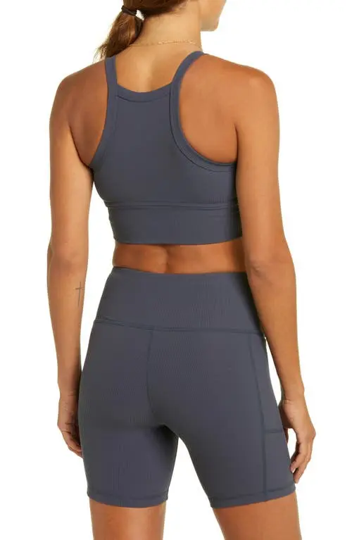 Zella Live In Rib Longline Bra
