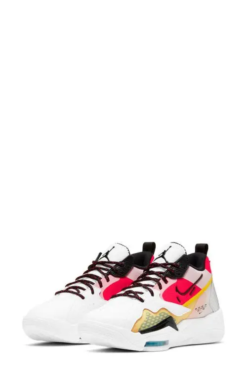 JORDAN Zoom '92 Sneaker - White/black/siren Red