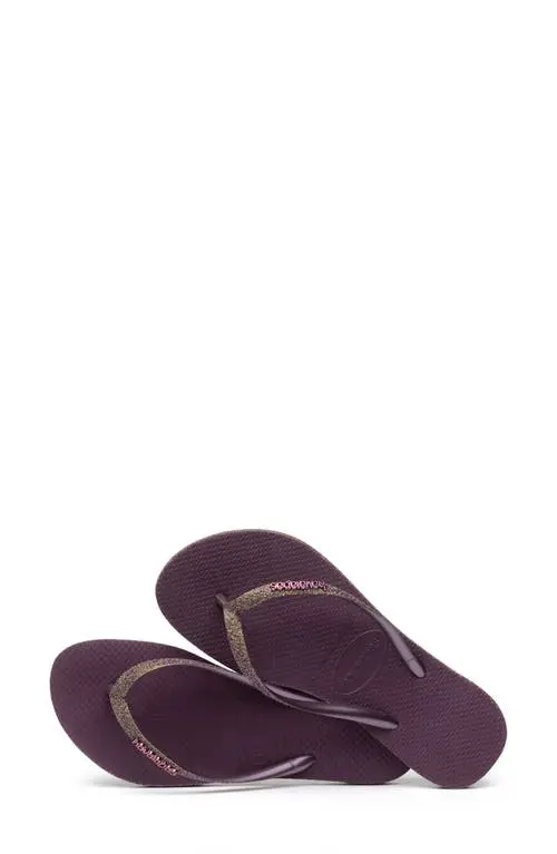 Havaianas Slim Sparkle Flip Flops