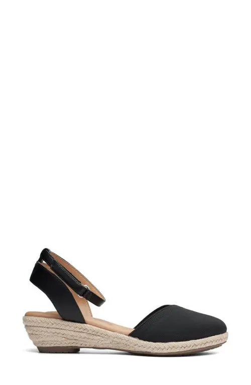 Me Too Nikkie Espadrille Wedge - Blk Elast