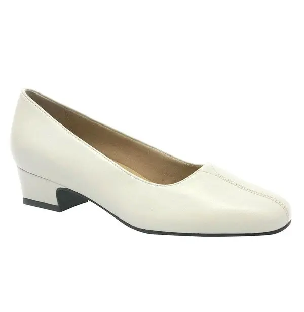Trotters Doris Pump - White