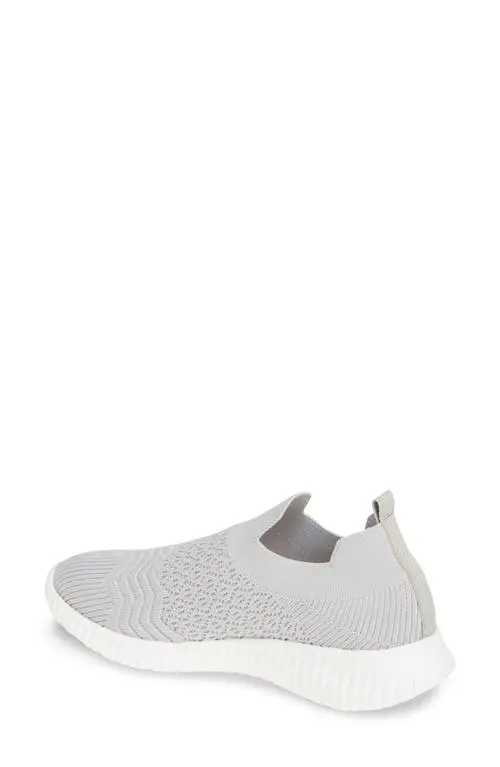 DAVID TATE Tiptop Knit Sneakers - Grey Stretch Fabric