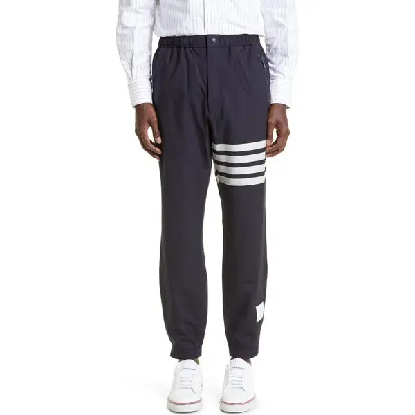 Thom Browne 4-bar Wool Track Pants - Navy