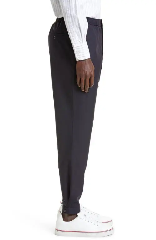 Thom Browne 4-bar Wool Track Pants - Navy