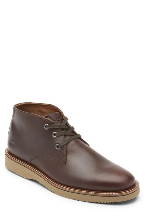 Dunham Clyde Leather Chukka Boot In Saddle Brown - 55% Off  display picture 2