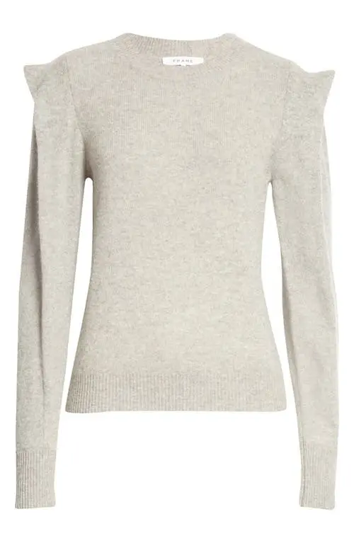 FRAME Kennedy Folded Shoulder Cashmere Sweater