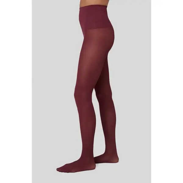Swedish Stockings Svea Premium Opaque Tights - Deep Red