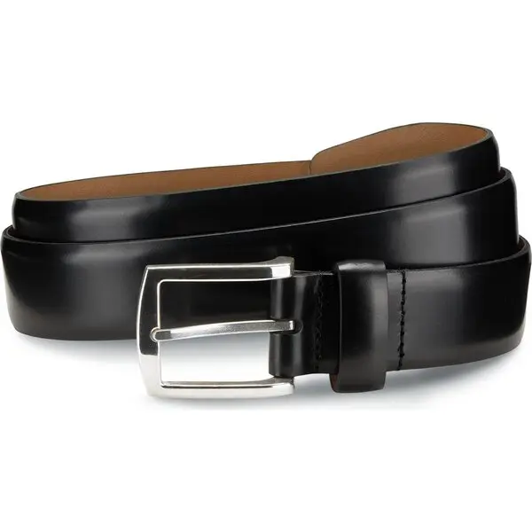 Allen Edmonds Midland Ave. Leather Belt - Black
