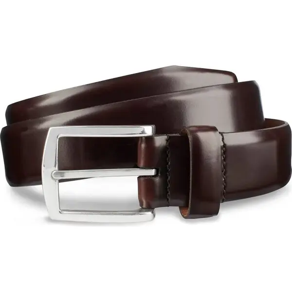 Allen Edmonds Midland Ave. Leather Belt - Mahogany