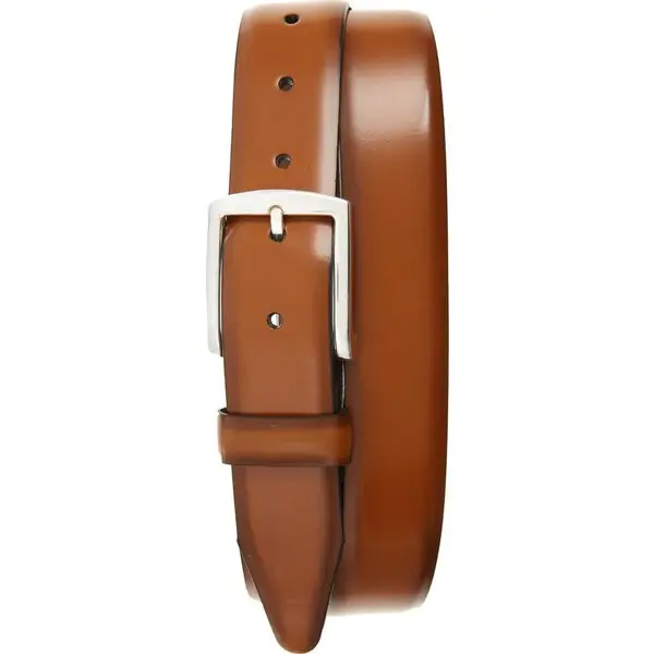 Allen Edmonds Midland Ave. Leather Belt - Walnut