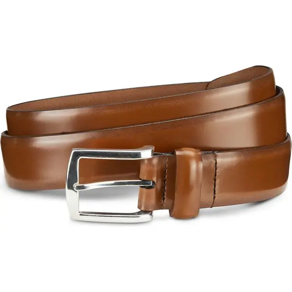 Allen Edmonds Midland Ave. Leather Belt - Walnut