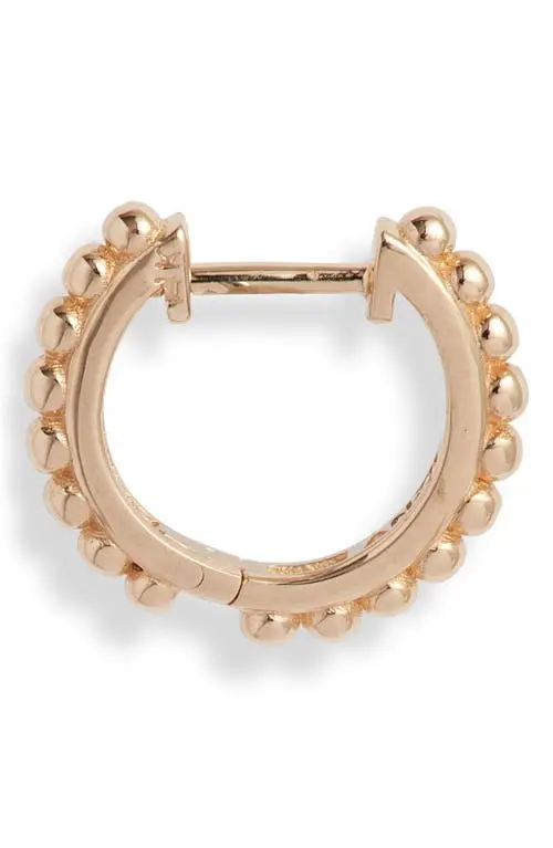 Anzie Dew Drop Huggie Hoop Earrings - Gold