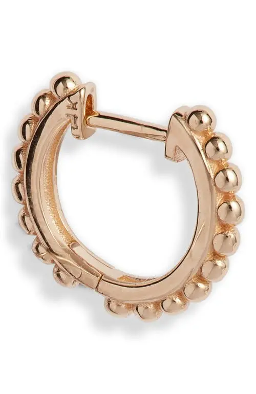 Anzie Dew Drop Huggie Hoop Earrings - Gold