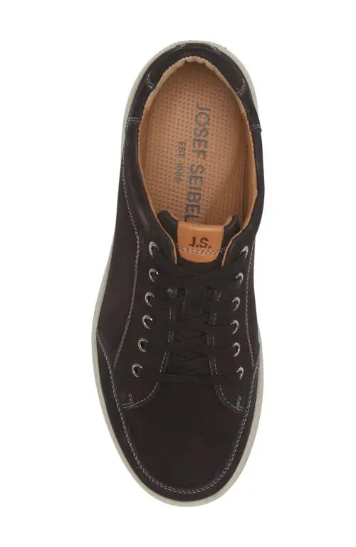 Josef Seibel David Sneaker - Black Nubuck