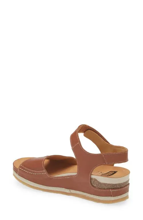 ON FOOT Platform Sandal - Cuero Tan