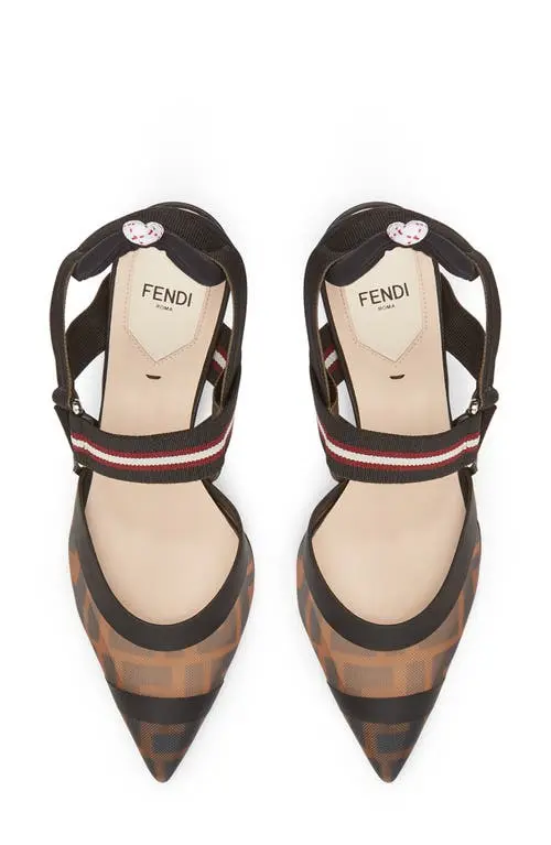 Fendi Colibri Slingback Pump