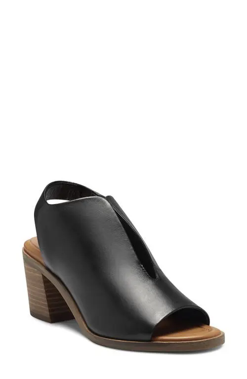 Lucky Brand Rhazy Slingback Sandal - Black Leather