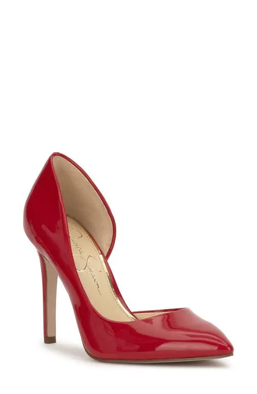 Jessica Simpson Prizma Half-d'orsay Pump - Red Muse
