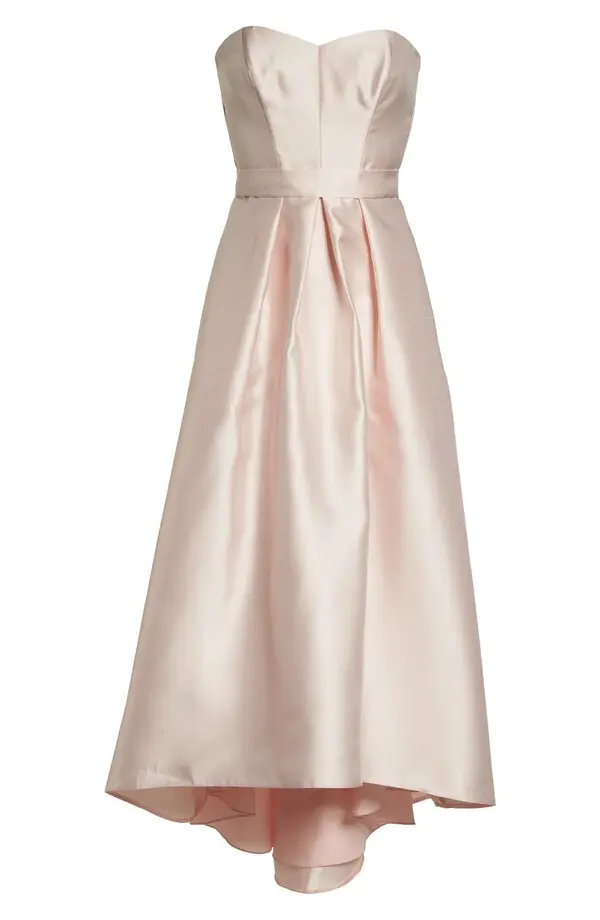 Alfred Sung Strapless High-low Ballgown