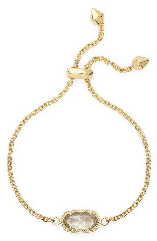 Kendra Scott Elaina Birthstone Bracelet - April/clear