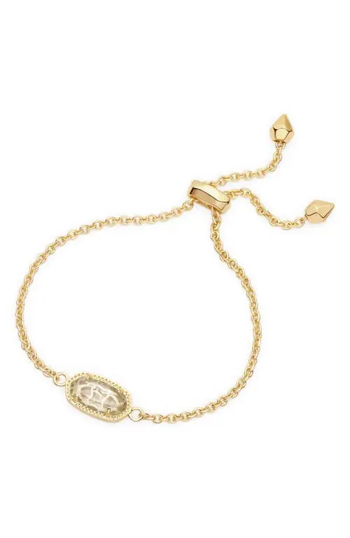 Kendra Scott Elaina Birthstone Bracelet - April/clear