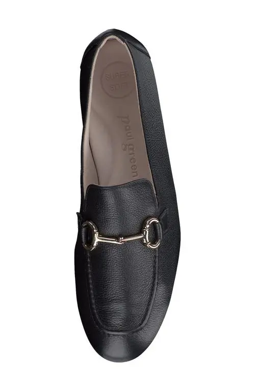 Paul Green Daphne Flat - Black Leather