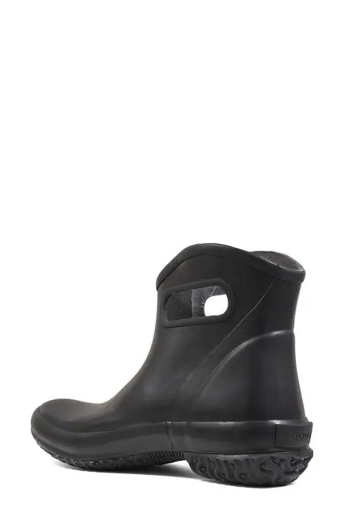 Bogs Patch Ankle Waterproof Rain Boot - Black